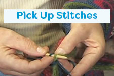 Pick Up Stitches Knitting Tutorial