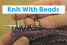 Knit With Beads Knitting Tutorial