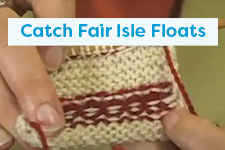Catch Fair Isle Floats Knitting Tutorial