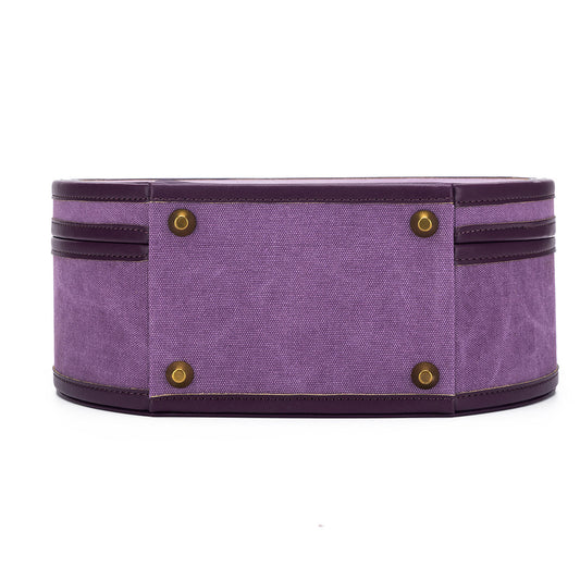 della Q Maker's Hat Box - Maroon | Jimmybeanswool.com