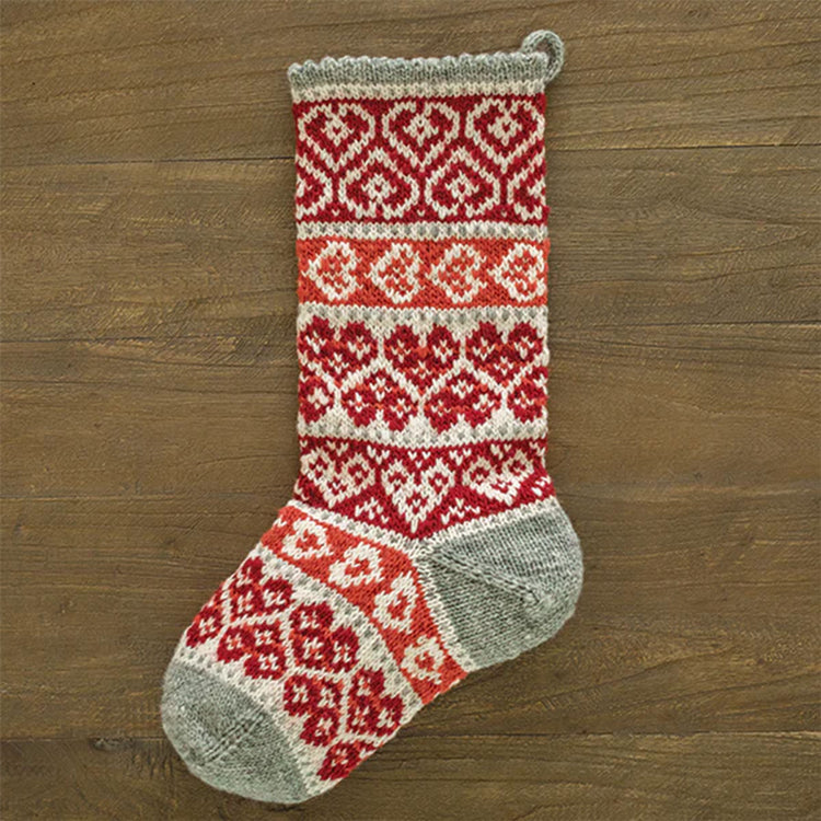 Appalachian Baby Design Cabin Christmas Stocking Kits - Winter Hearts ...